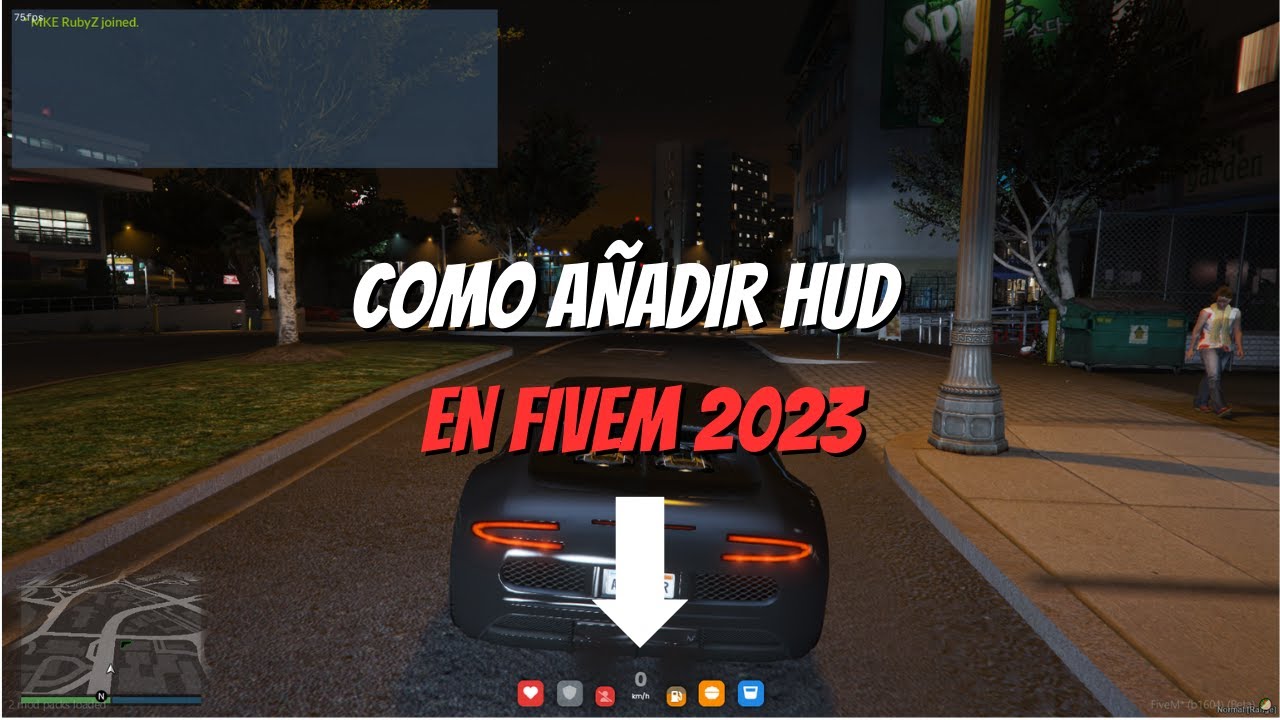 COMO AÑADIR HUD DE COCHE Y PERSONAL (fivem 2023) - YouTube