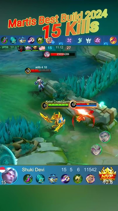 build martis tersakit 2024 1 hit 15 Kills! Martis Best Build #mobilelegends #martisbestbuild # ...