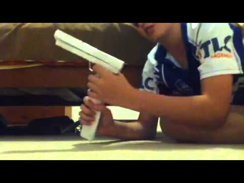 Paper Desert eagle (tutorial) - YouTube