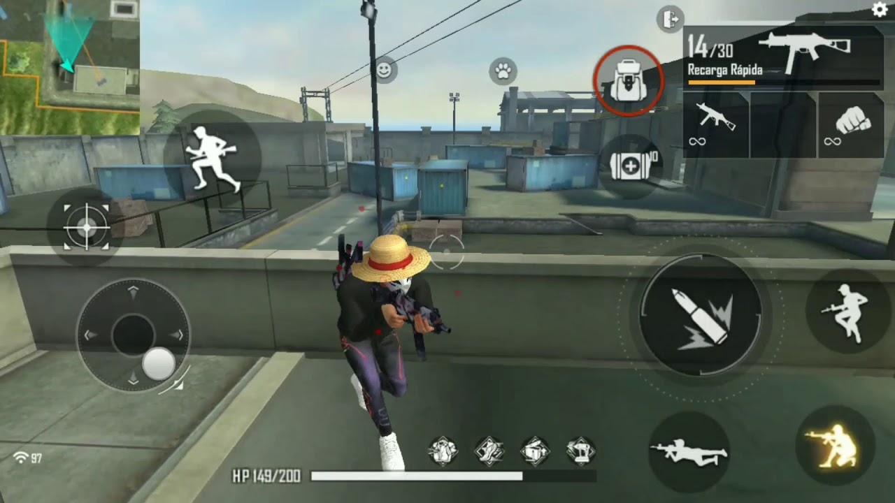 LA SKIN CON HACKS EN FREE FIRE *UMP LOTO* - YouTube