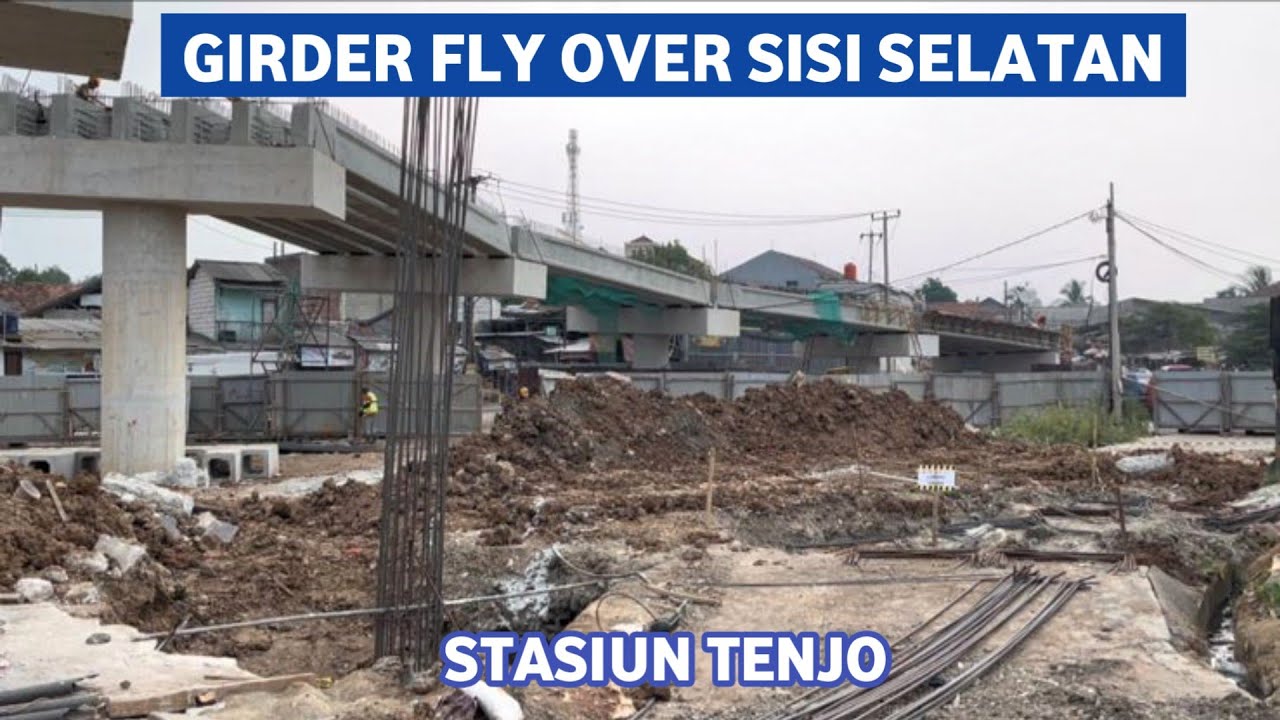 Update Pembangunan Fly Over Stasiun Tenjo (27-10-2024) - YouTube