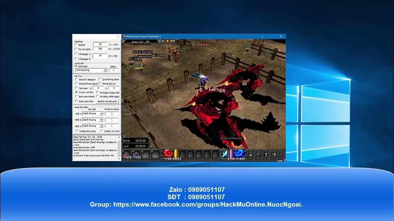 Hack Auto Kill Muonline - YouTube
