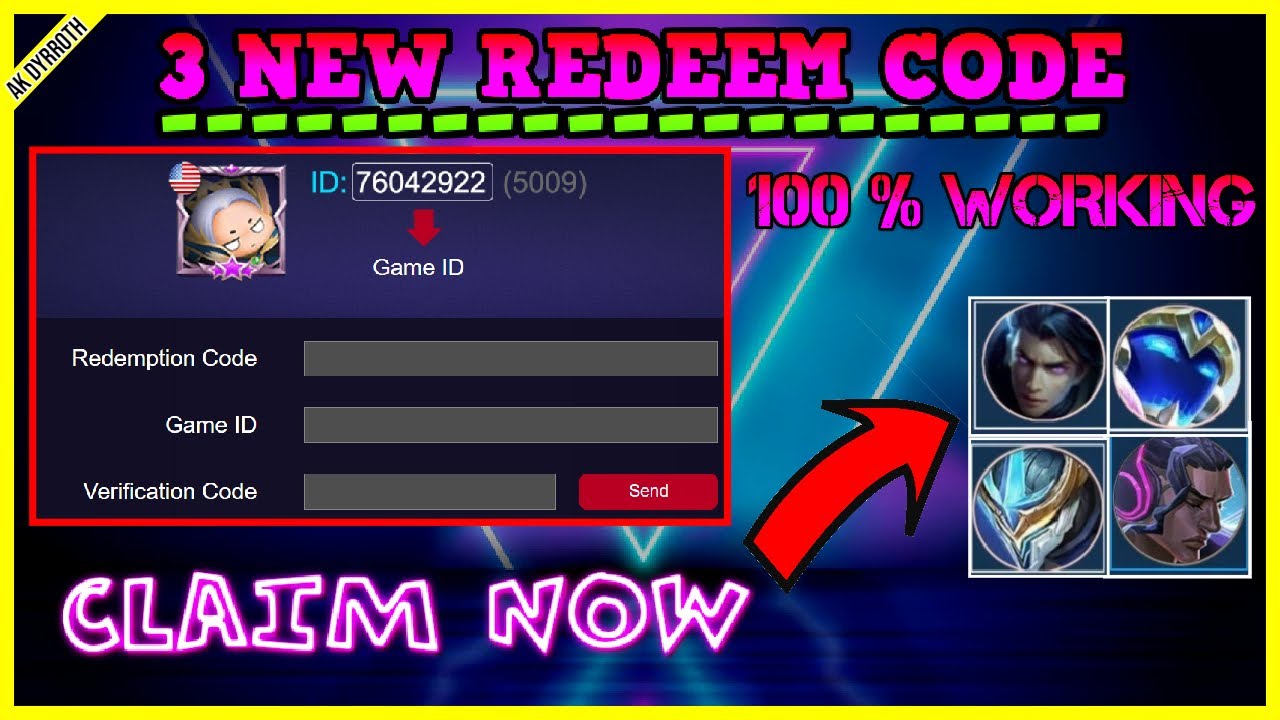 WORKING REDEEM CODES MAY 2022 | MLBB FREE SKIN REDEEM CODES | M-WORLD ...