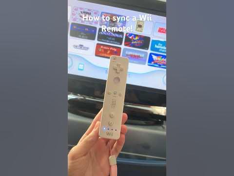 How to easily sync a Wii remote! #nintendo #retrogaming #wii #wiisports ...