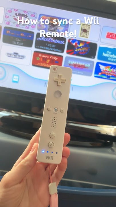 How to easily sync a Wii remote! #nintendo #retrogaming #wii #wiisports ...