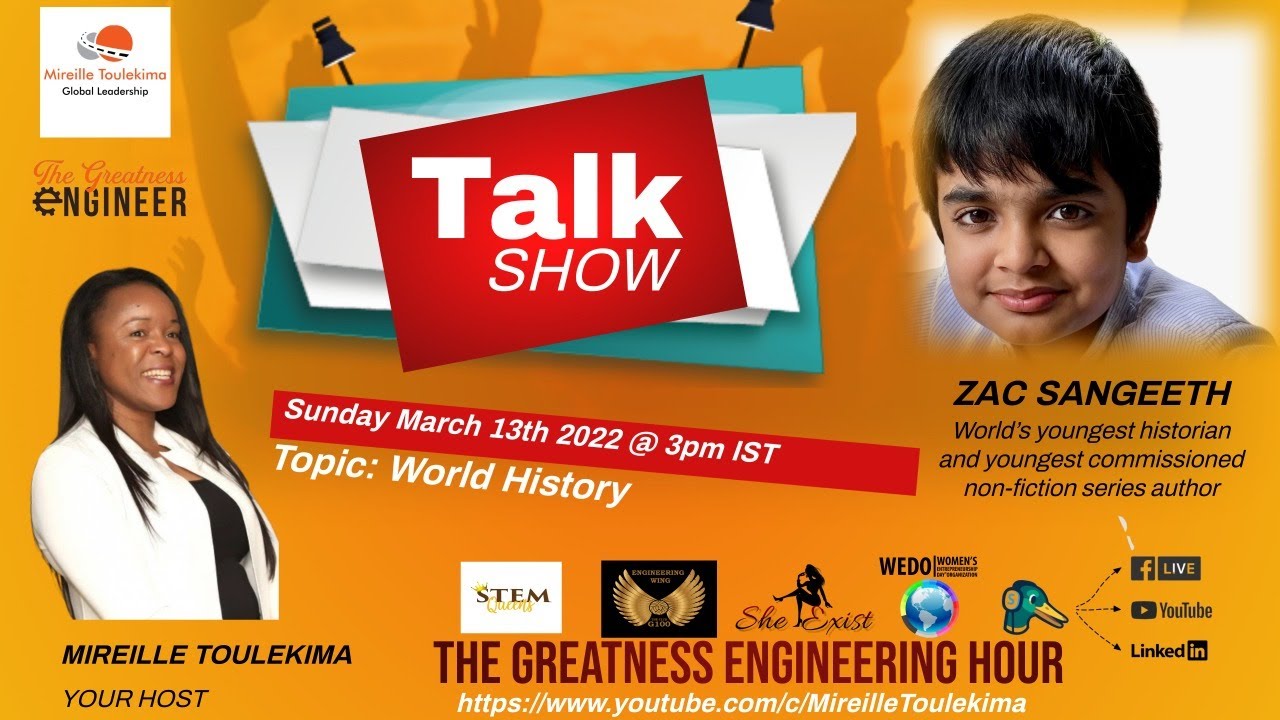 The Greatness Engineering Hour Show with ZAC SANGEETH - YouTube