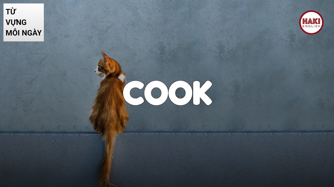 COOK | Phát âm - Giải nghĩa - Ví dụ | Từ vựng tiếng Anh - YouTube
