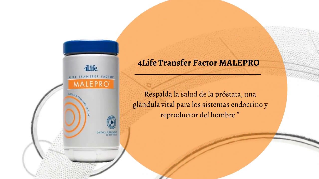 4Life Transfer Factor MalePro - YouTube