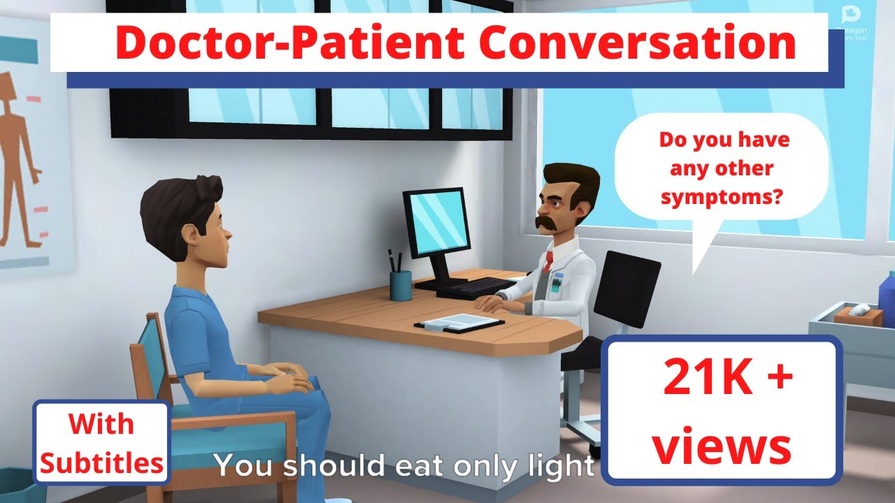 Conversation Between Doctor and Patient About Fever || Easy English ...