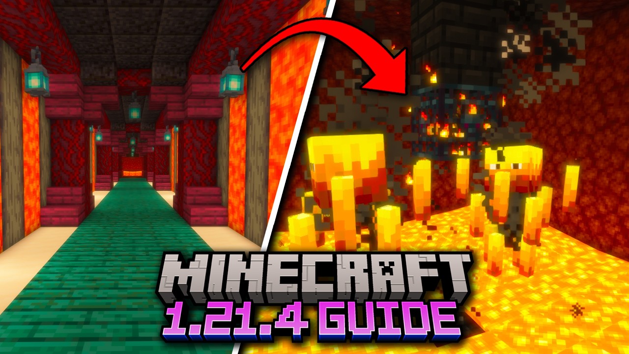 A Simple BLAZE EXP Farm Design in Minecraft 1.21.4 Survival Guide ...