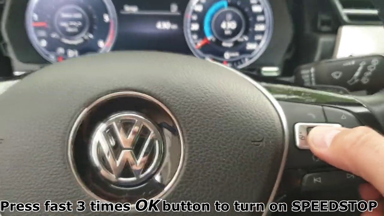 How to connect SPEEDSTOP to VW cars with full LCD video - YouTube