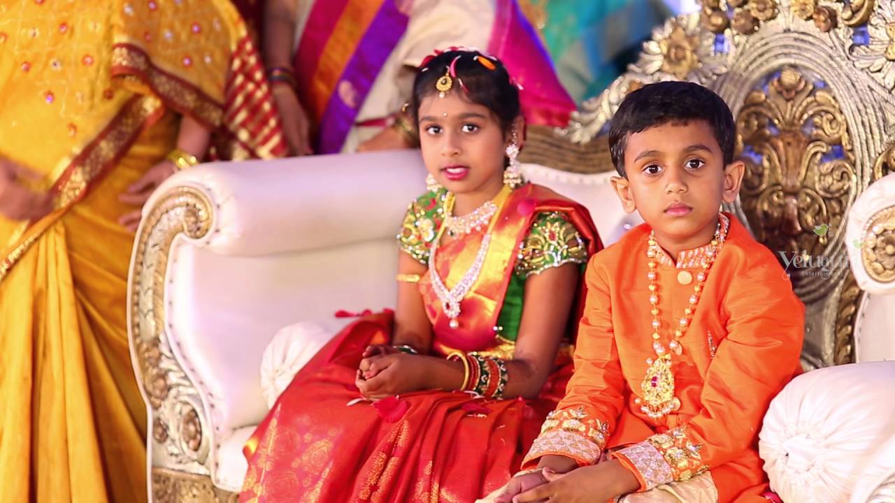 Celebrations of Saanvi saree ceremony and Rithvik dhoti ceremony by ...