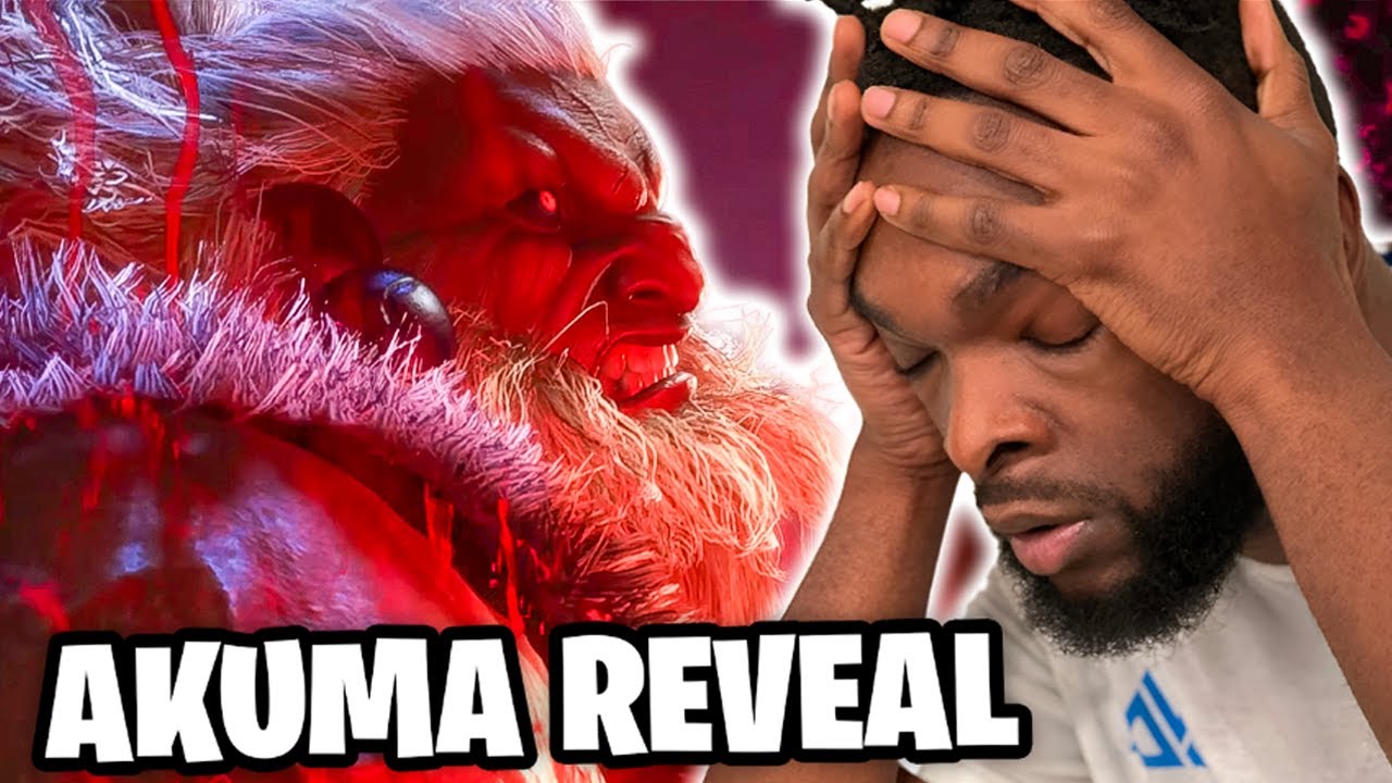 AKUMA AROUND THE CORNER... - SF6 AKUMA TRAILER REACITON - YouTube