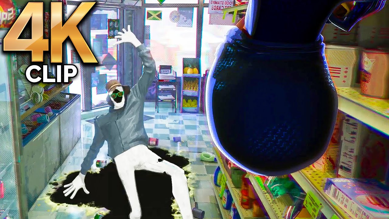 Miles Morales Meets Spot Scene | SPIDER MAN ACROSS THE SPIDER VERSE ...