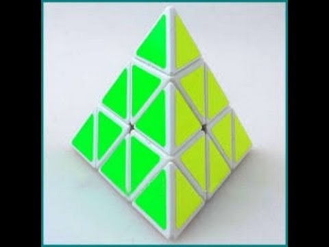 Solving ShengShou Pyraminx! Easy solve Tutorial - YouTube
