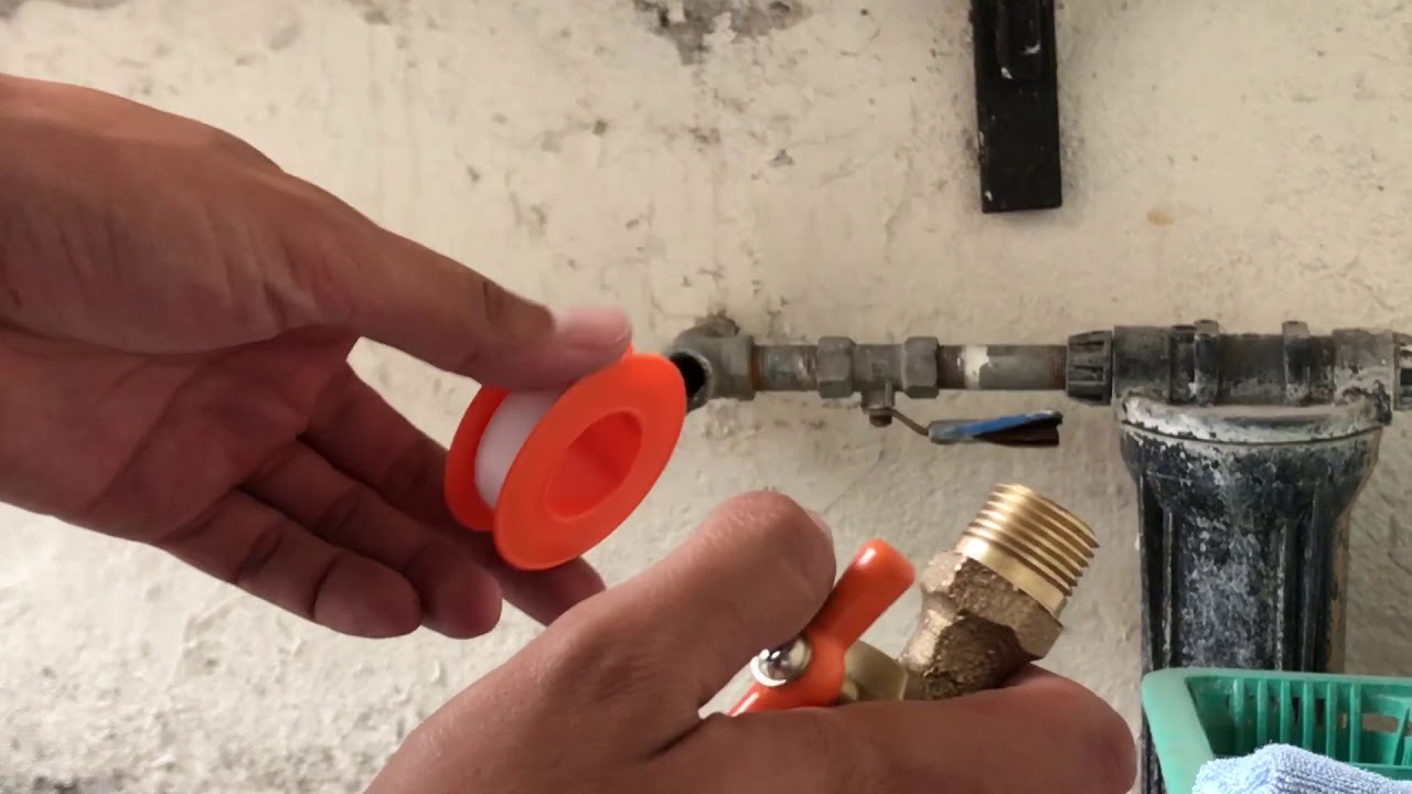 COMO CAMBIAR LLAVE DEL AGUA DAÑADA FACIL Y RAPIDO - YouTube