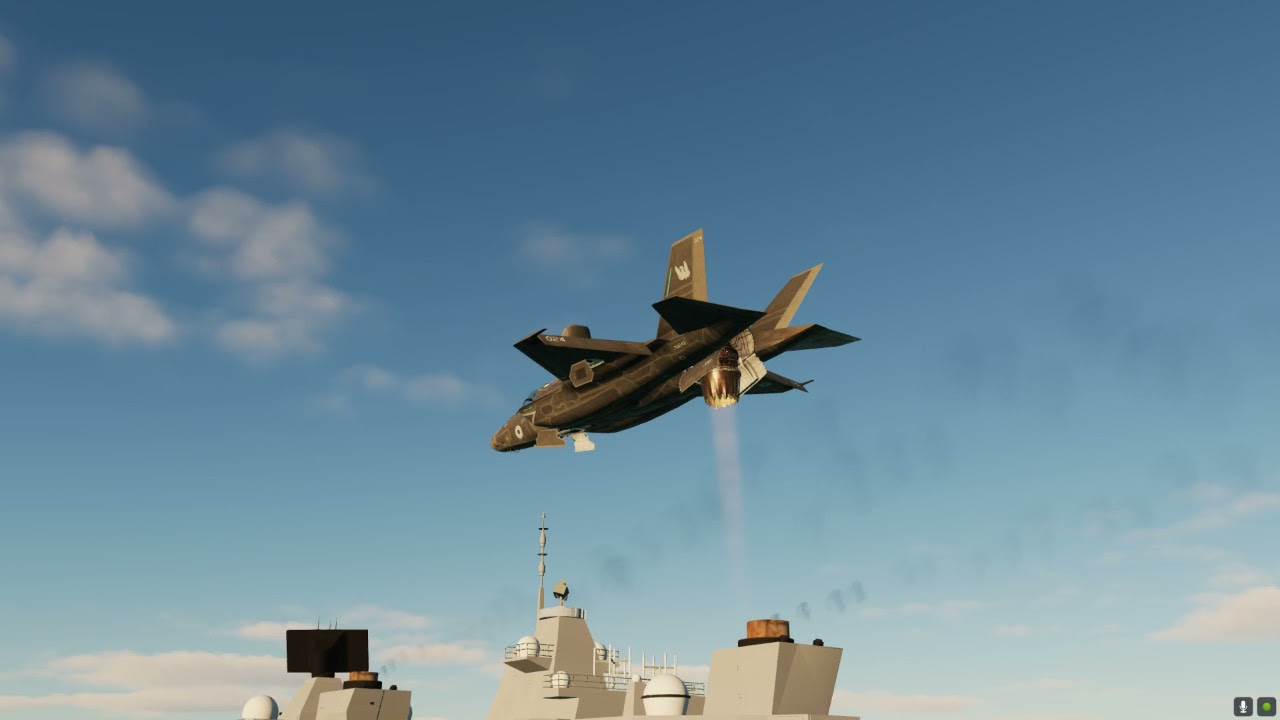 DCS World F-35 taking off from HMS QE - YouTube