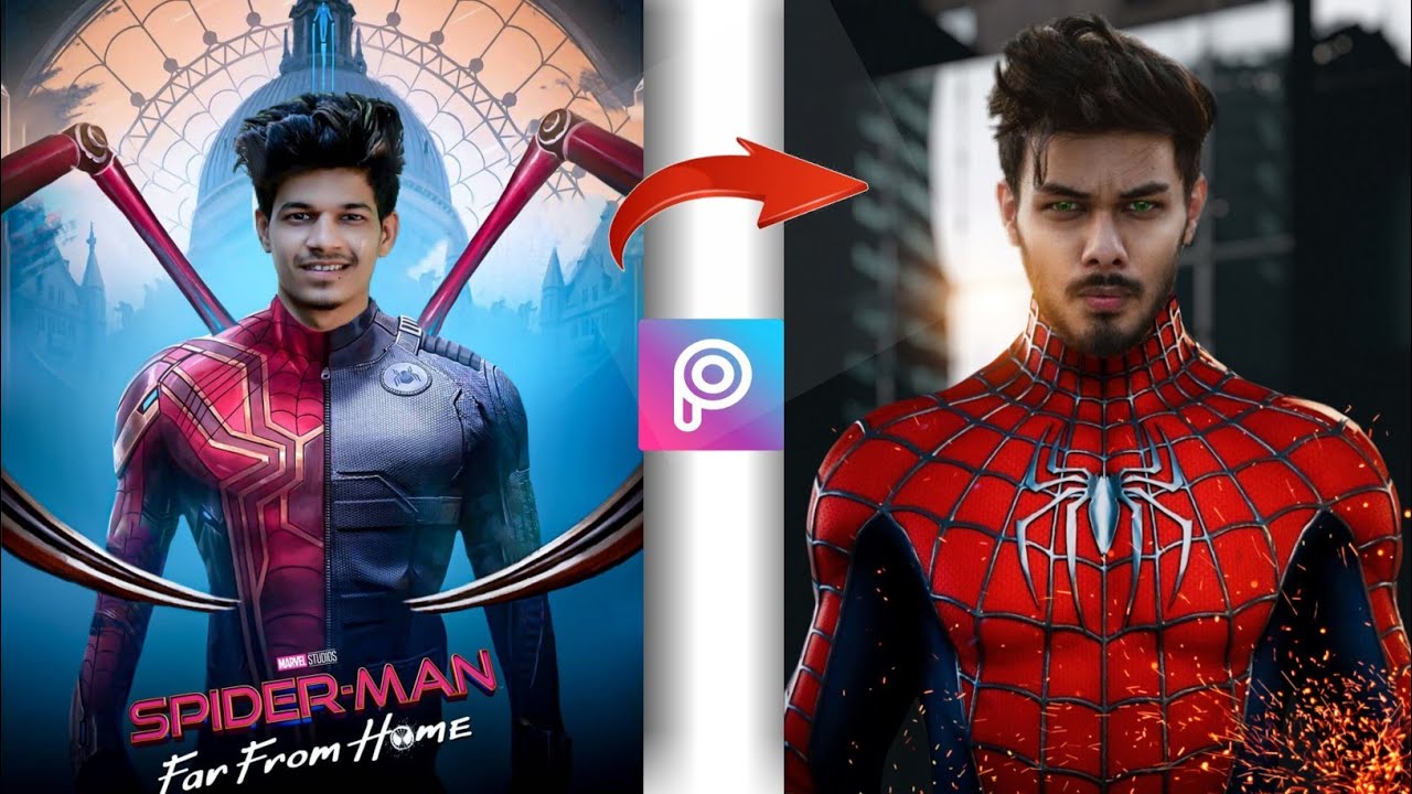 Spider-Man New photo editing 2021|| picsart photo editing || new Spider ...