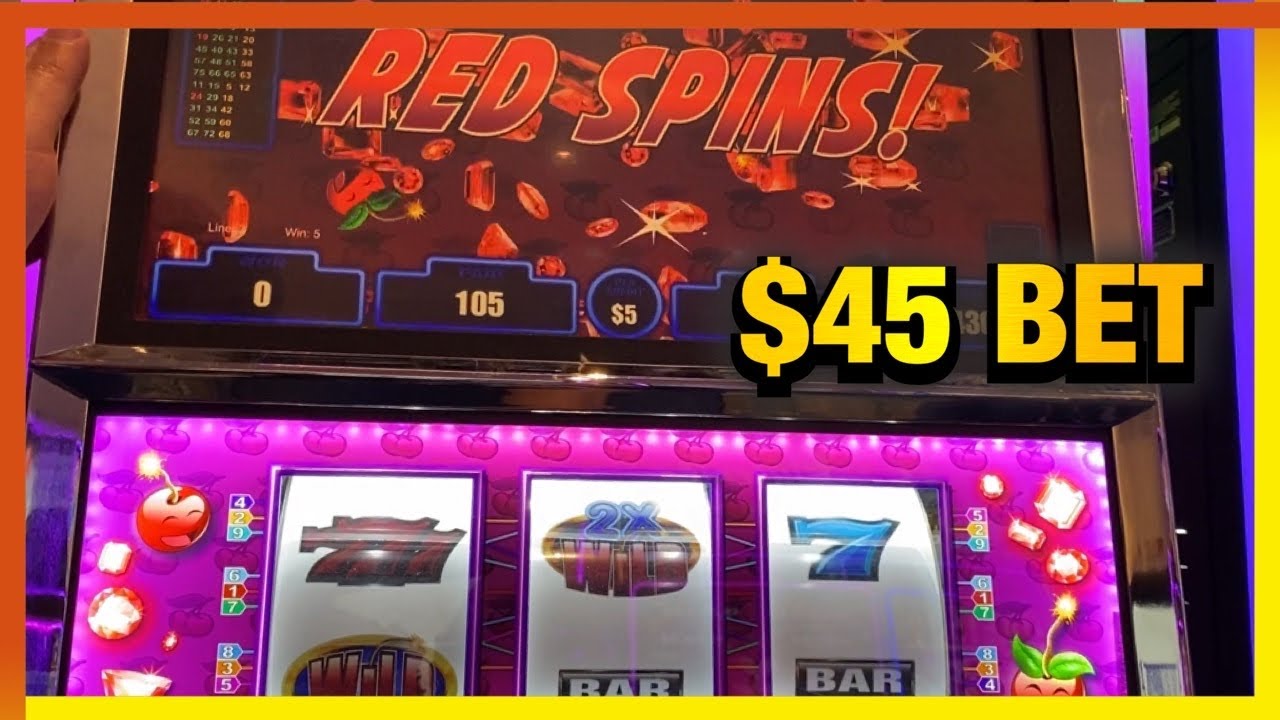 HIGH LIMIT CRAZY CHERRY WILD FRENZY $45 BET CHOCTAW SKY TOWER DURANT ...