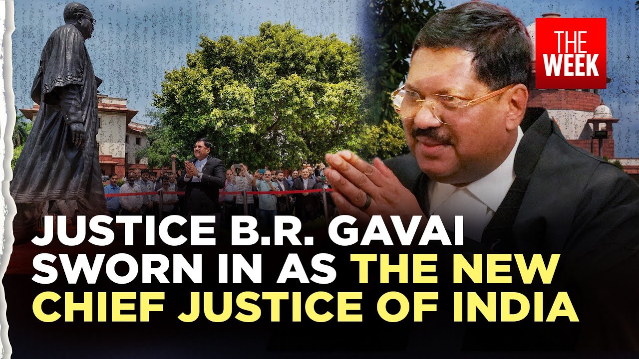 Justice B.R. Gavai sworn in as the 52nd Chief Justice of India | New ...