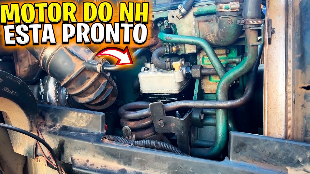 MOTOR DO NH DE 20MIL KM FICO PRONTO !!!! - YouTube
