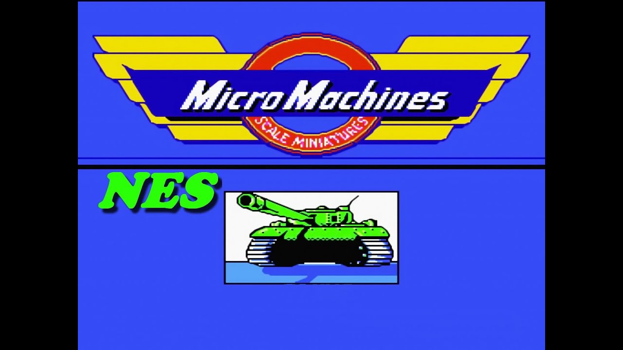 Micro Machines NES полное прохождение [046] - YouTube