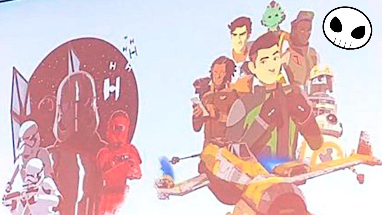 First look at STAR WARS: RESISTANCE characters - YouTube