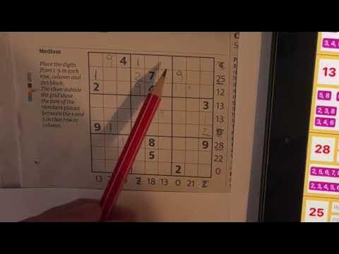 Solving a Sandwich Sudoko in real time with help from the Sandwich ...