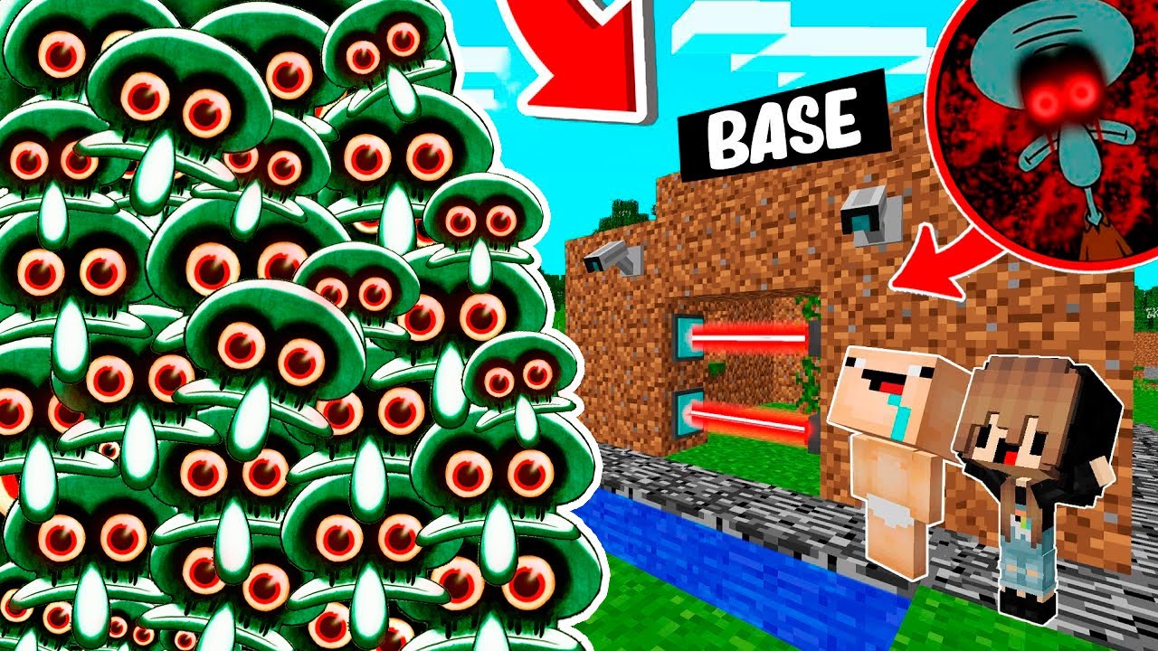 RETO DE LA BASE VS 1000000 CALAMARDO.EXE 👹😱 BASE BEBE NOOBSI Y BEBENOOB ...
