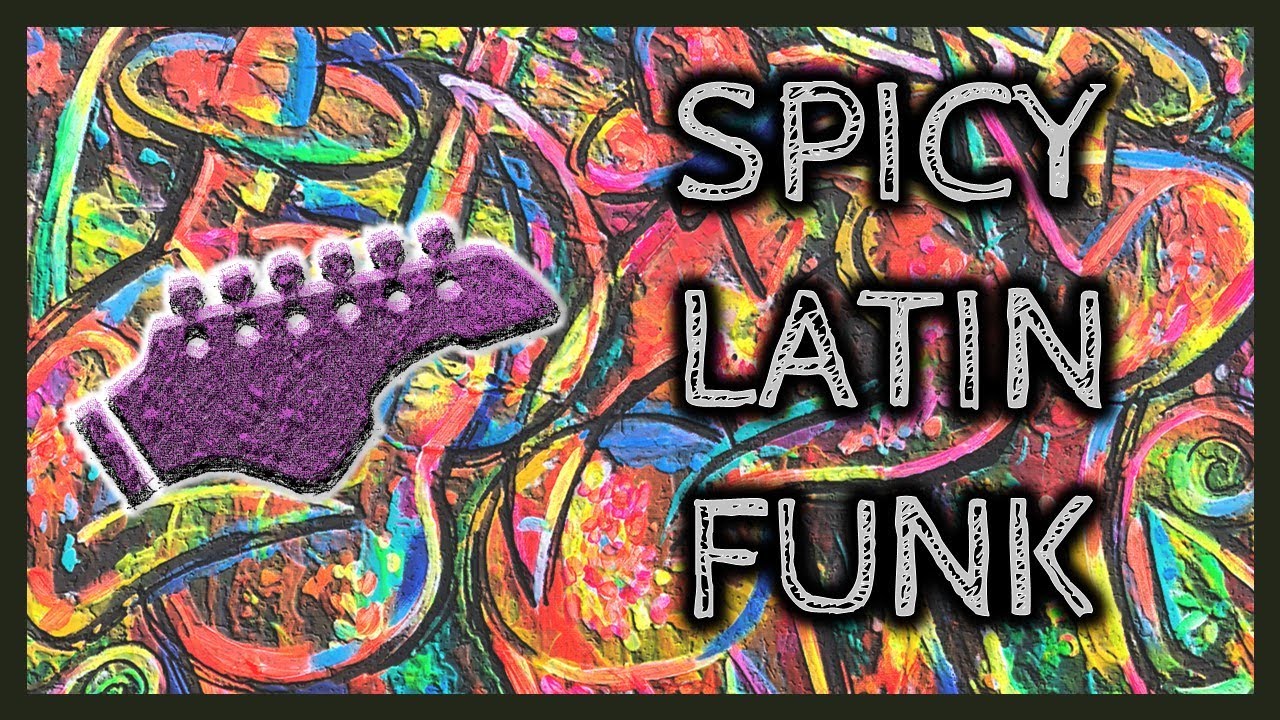 Spicy Latin Funk Groove Guitar Backing Track in F Minor - YouTube