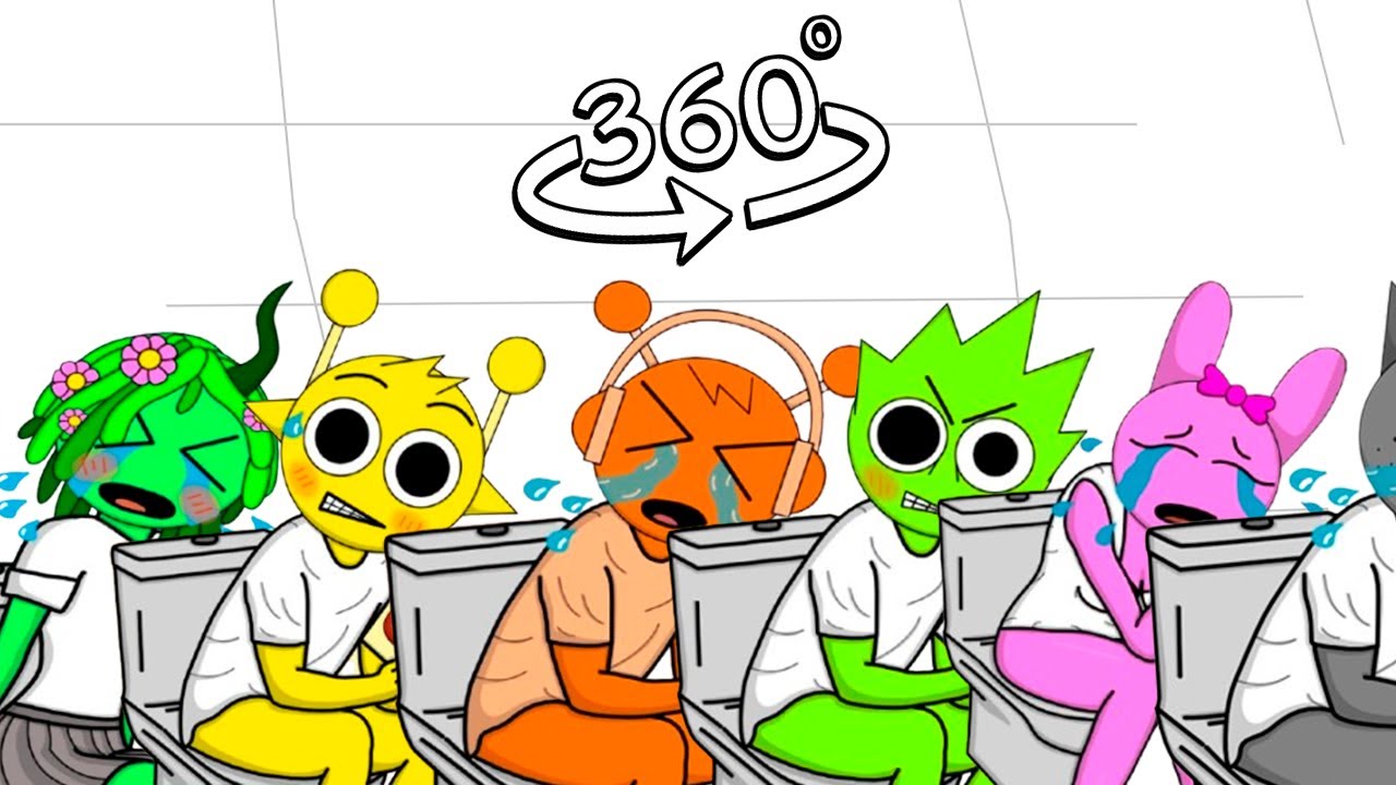 360° VR Sprunki Poop Animation Compilation Part 3 - YouTube
