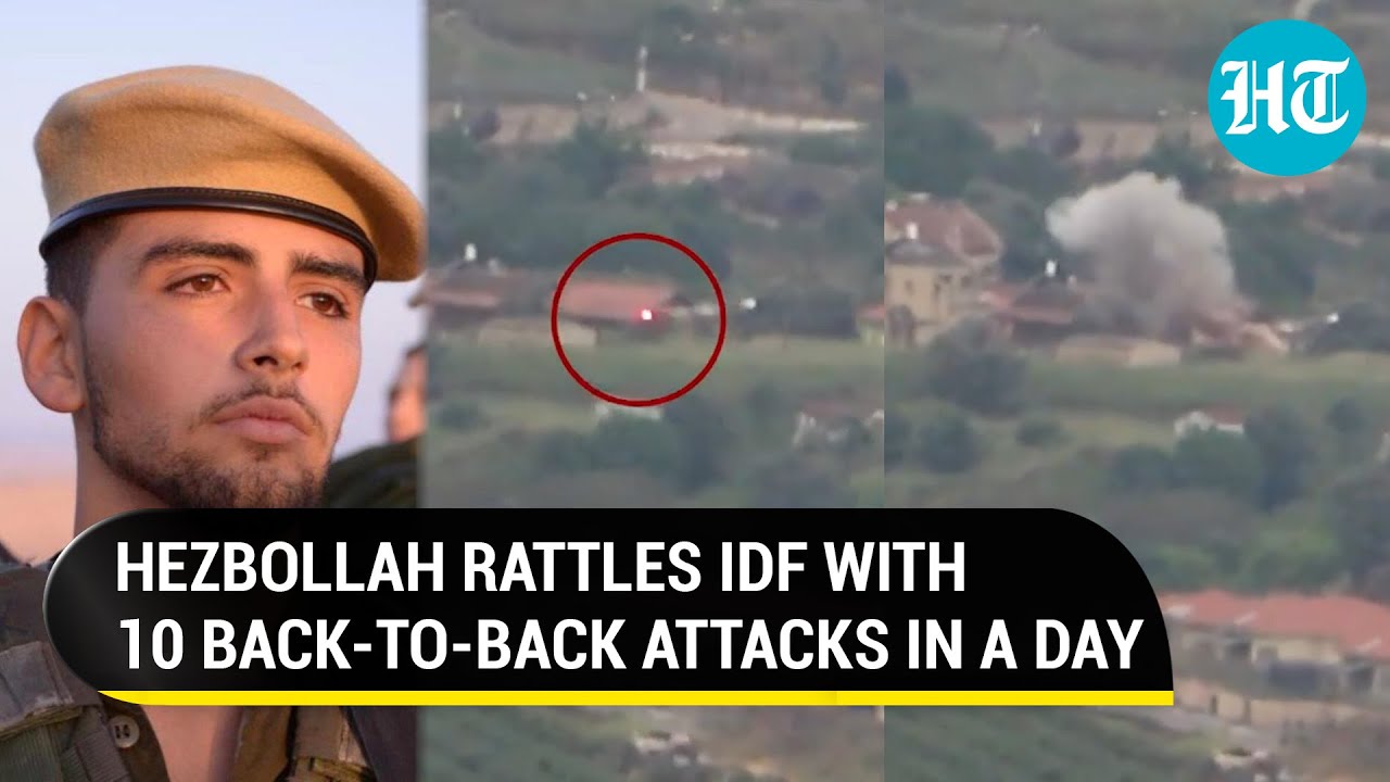 Iran-linked Hezbollah Pounds Israel Army HQ With Burkan Missiles ...