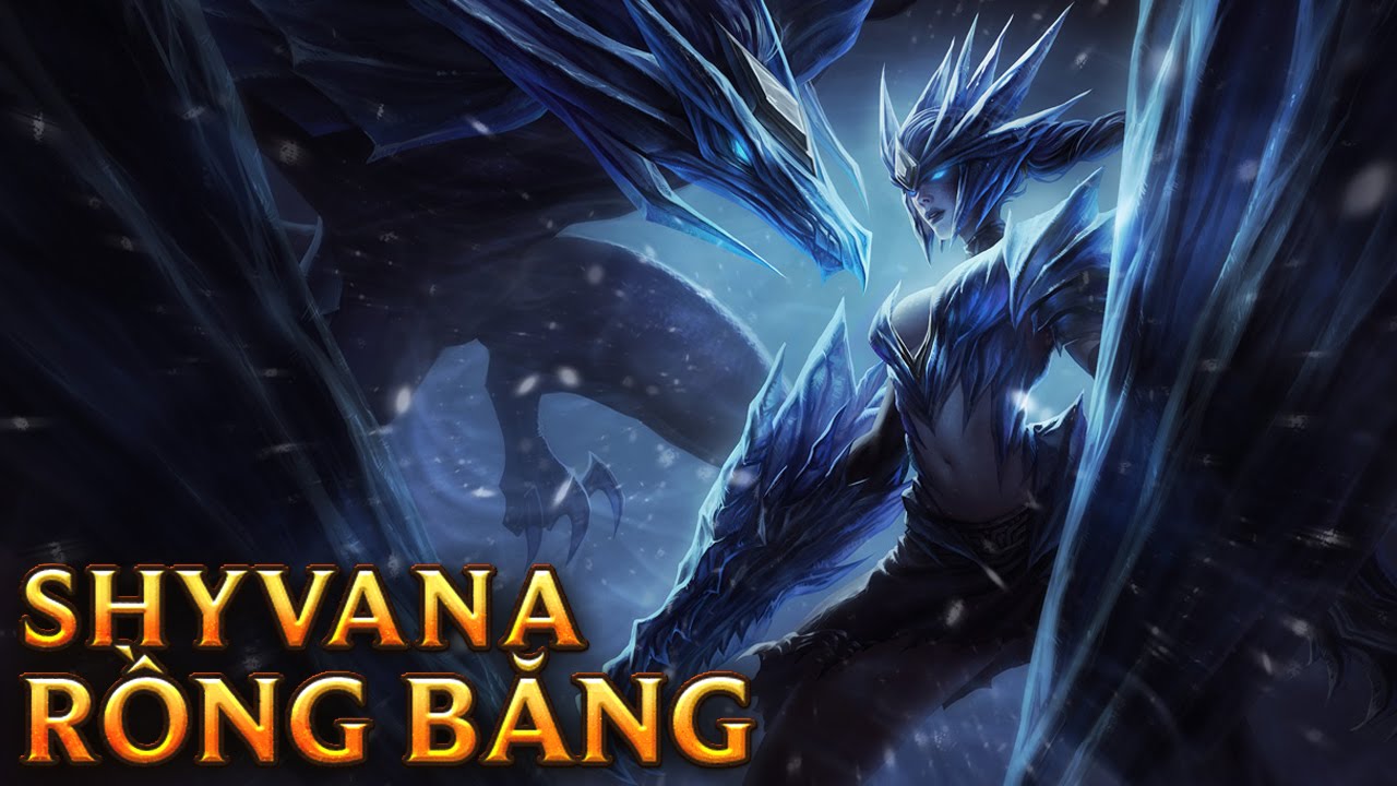 Shyvana Rồng Băng - Ice Drake Shyvana - Skins lol - YouTube