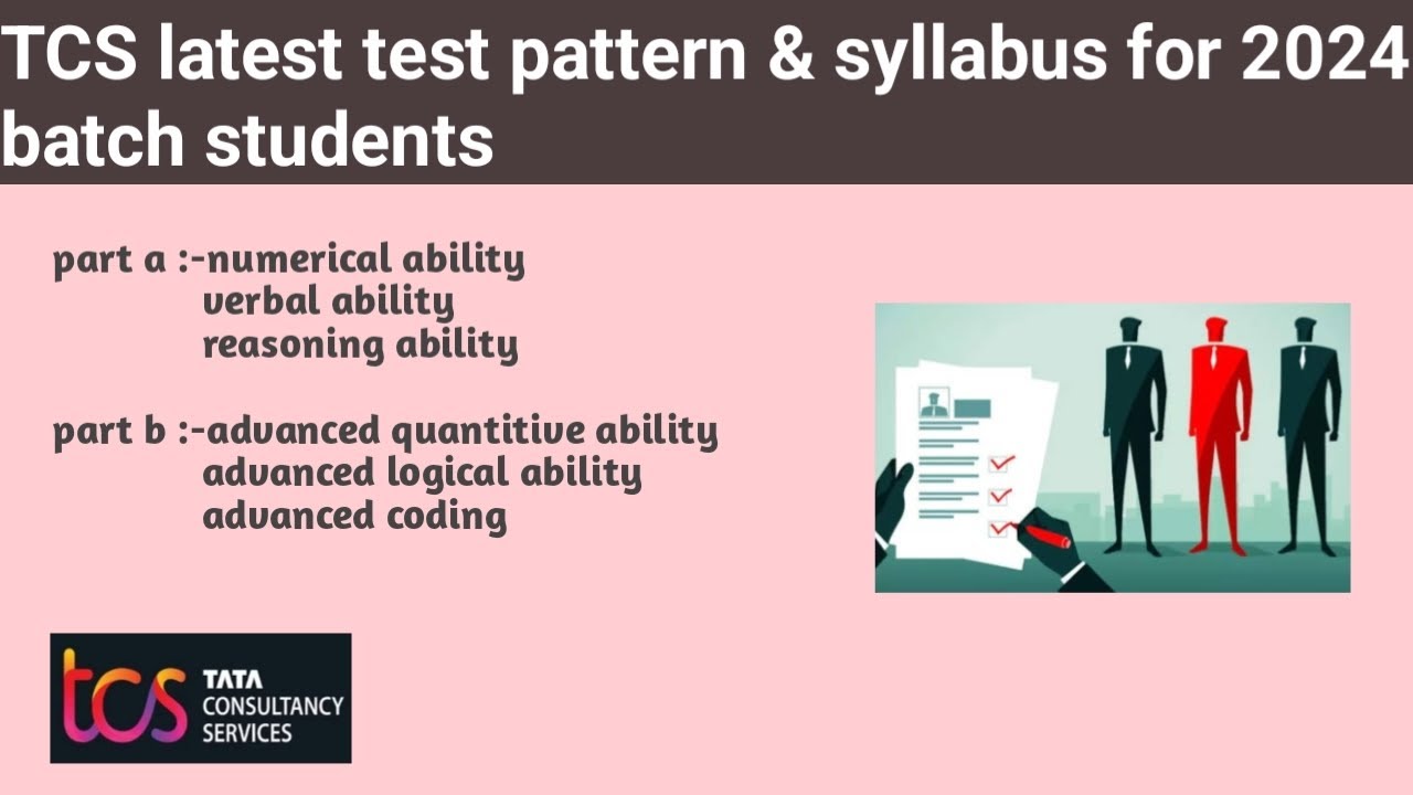 TCS latest syllabus & test Pattern for 2024 batch students #tcs # ...