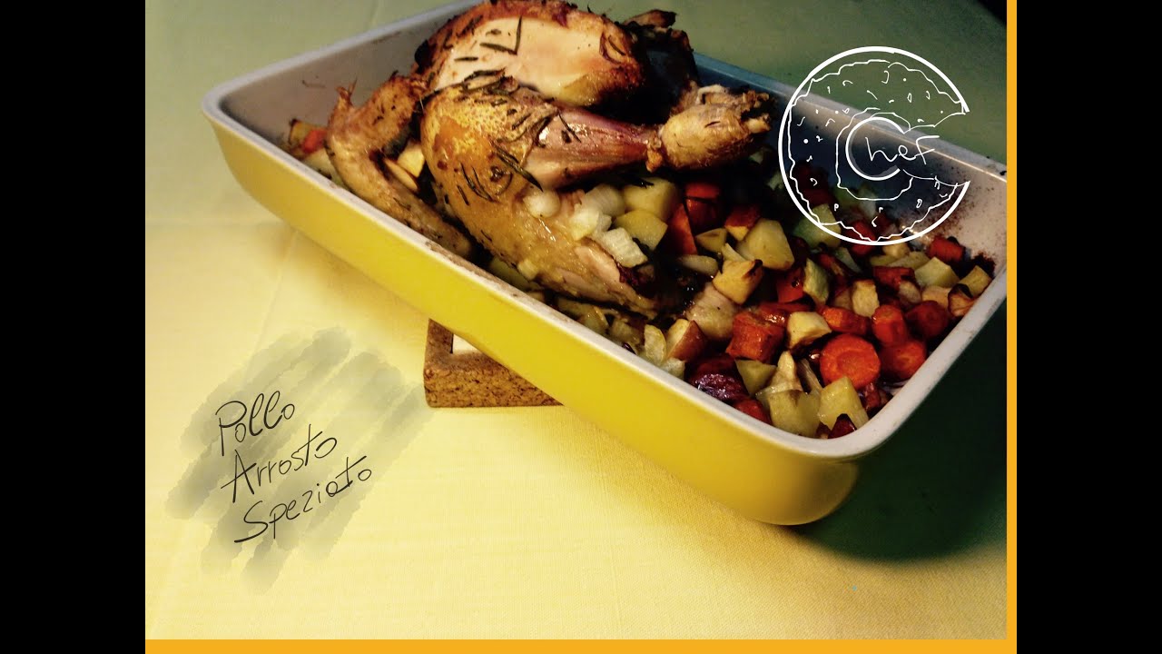 Pollo arrosto speziato - Savoury roasted chicken - YouTube