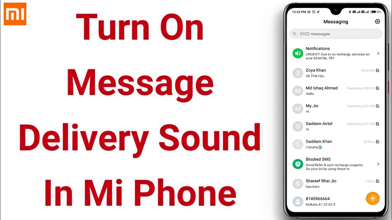 How To Enable Message Delivery Sound In Any Xiaomi Phone | Turn On ...