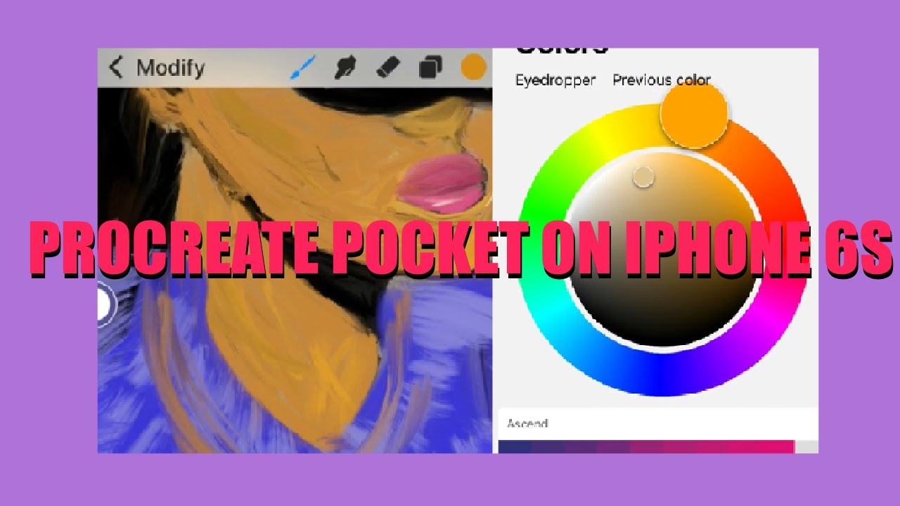 draw with me: using procreate pocket on iPhone 6s + drawing an old ...