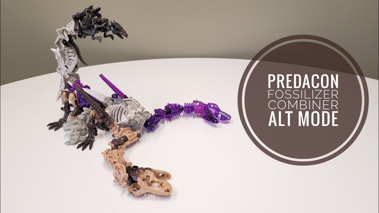 All Predacon Fossilizer Combiner Alt Mode - YouTube