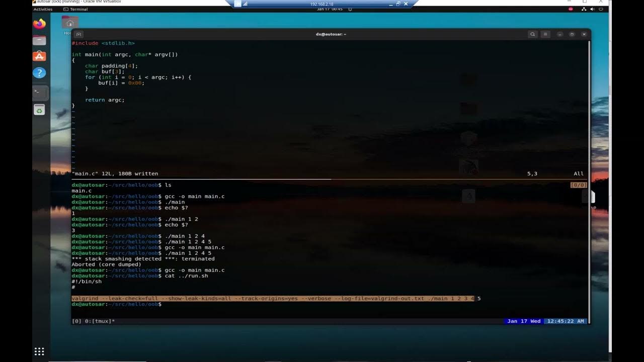 C/C++ Array out-of-bound access - YouTube