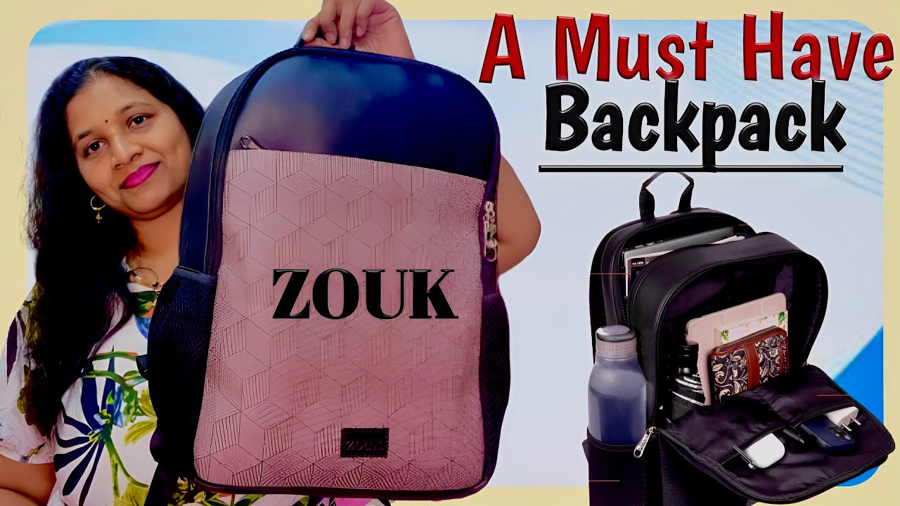 Travancore Texture Statement Backpack from ZOUK Review | Stylish & Functional Backpack ...