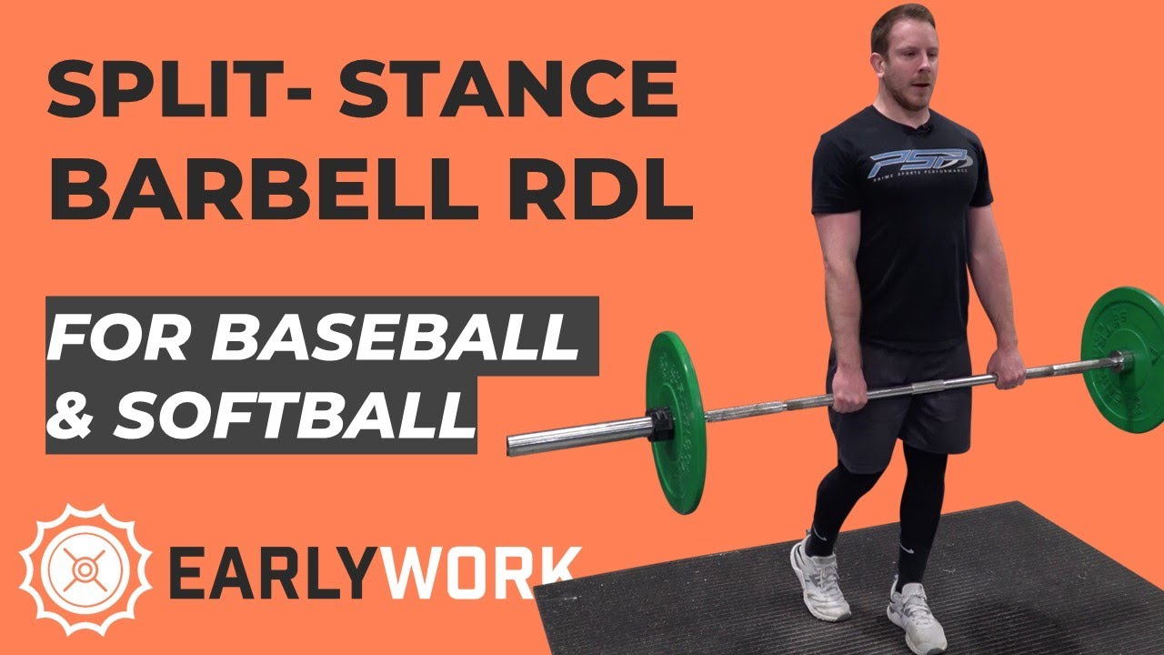 Split Stance RDL - Early Work Training [Exercises for Baseball ...