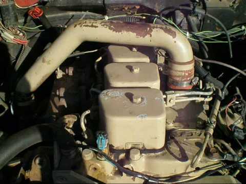 4BT Cummins diesel swap in a 1992 Chevy 2500 pickup - YouTube