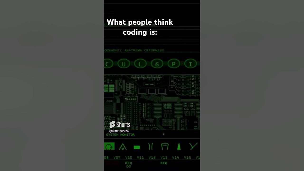 What people think coding is vs what it is: 🤣 #funny #memes #music # ...