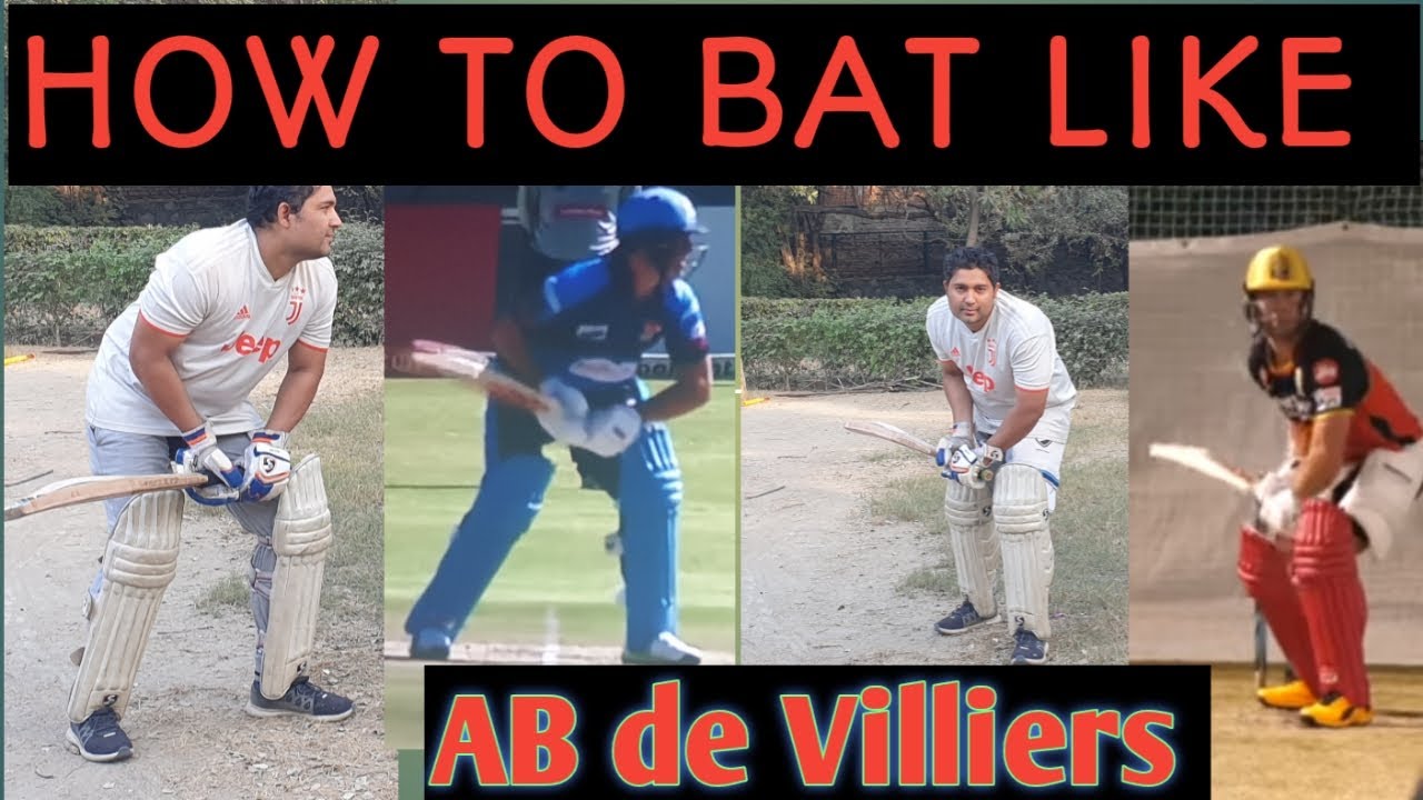 HOW TO BAT LIKE AB de Villiers - YouTube