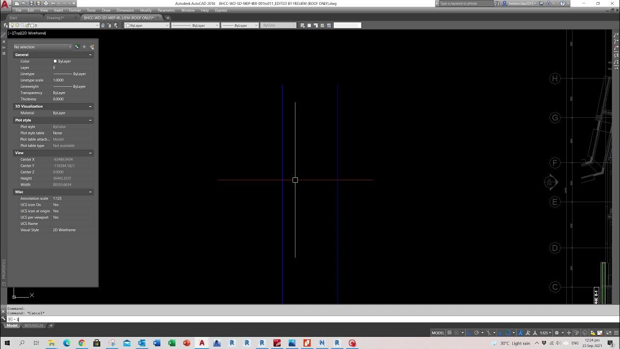 LINE WEIGHT AND GLOBAL WIDTH DIFFERENCE - AUTOCAD - YouTube