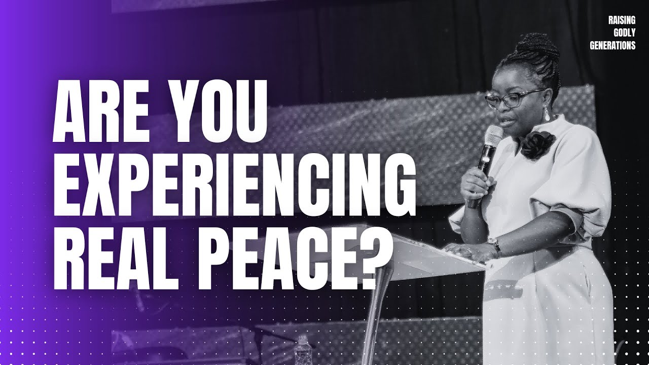 Are you Experiencing Real Peace? | Pst Eve Lwembe Mungai - YouTube