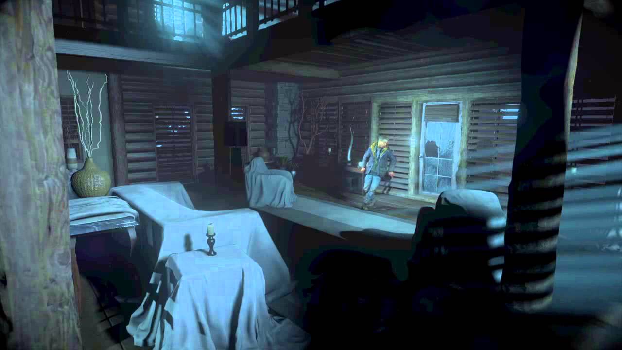 Until Dawn - Chris escapes the house - YouTube