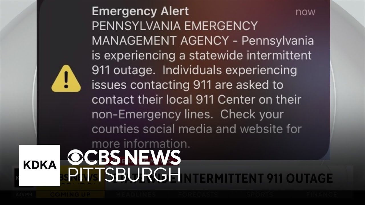 Pennsylvania Emergency Management discusses statewide 911 outages - YouTube