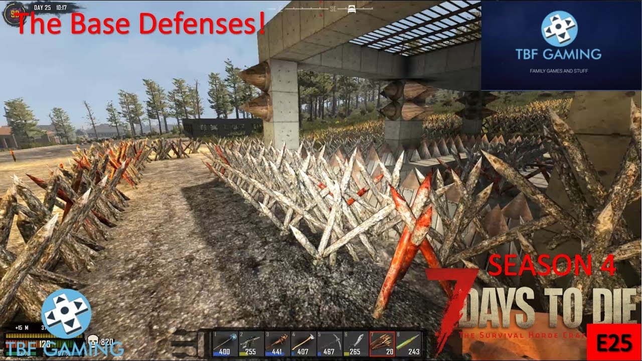 7D2D Day 25 E25 Raw Iron everywhere Base almost ready - YouTube