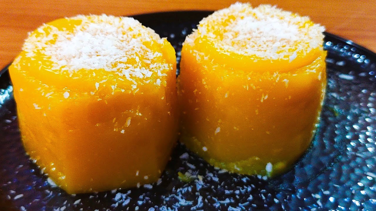 Mango Jelly Dessert Recipe I No Bake Mango Delight I Vegetarian Mango ...